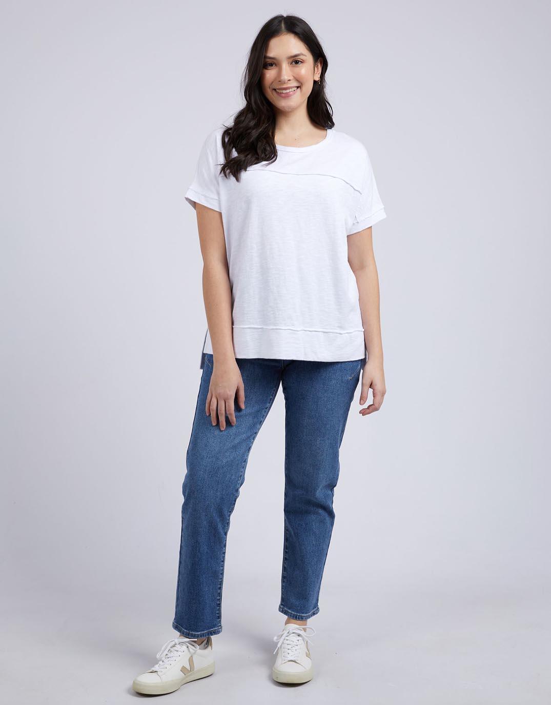 Buy Allison Tee - White Foxwood for Sale Online Australia | White & Co.