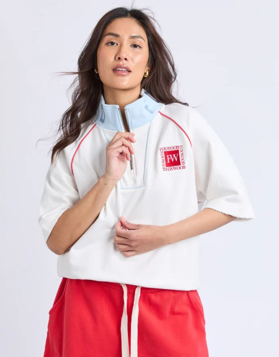 Piped Zip Crew - Vintage White Foxwood for Sale Online Australia ...