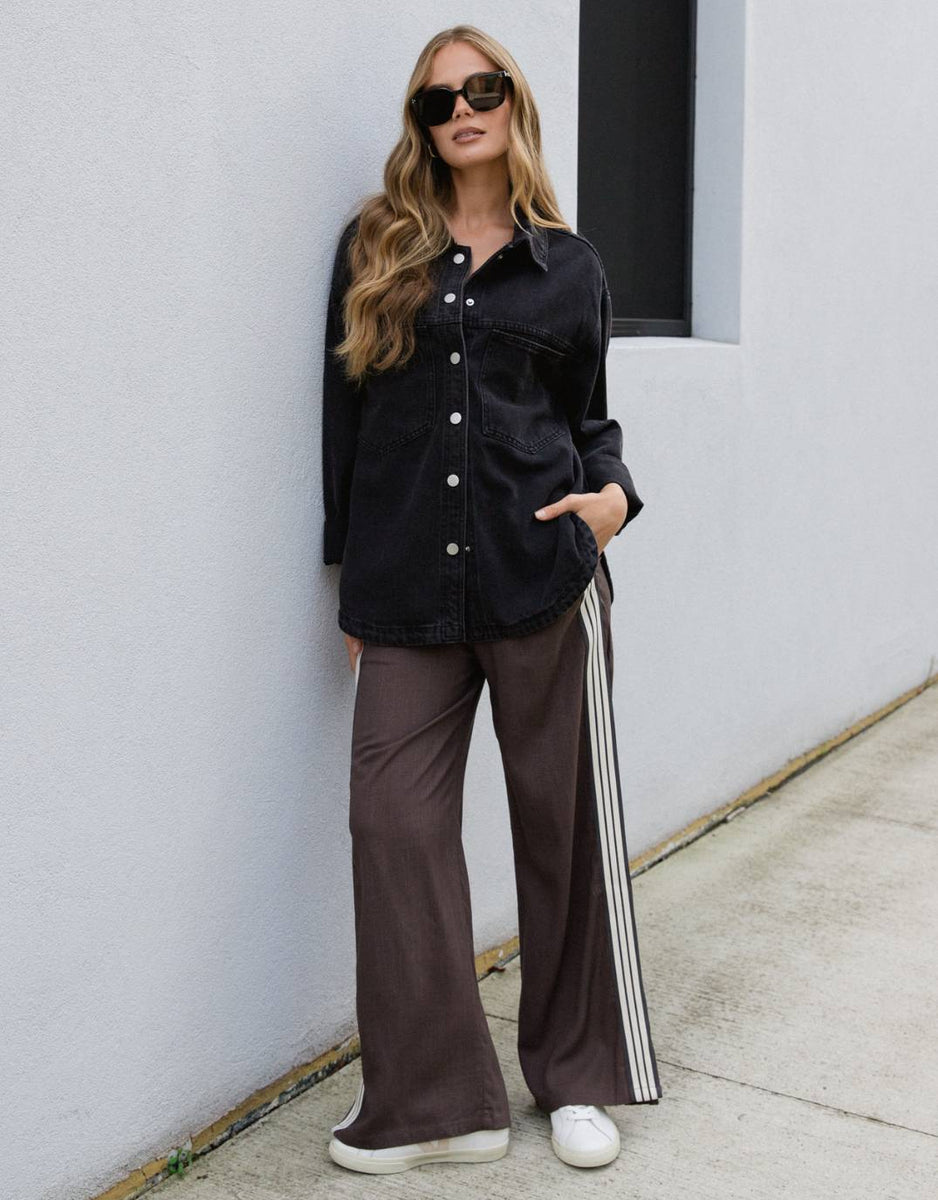 Buy Ember Oversized Denim Jacket - Black Label of Love for Sale Online ...