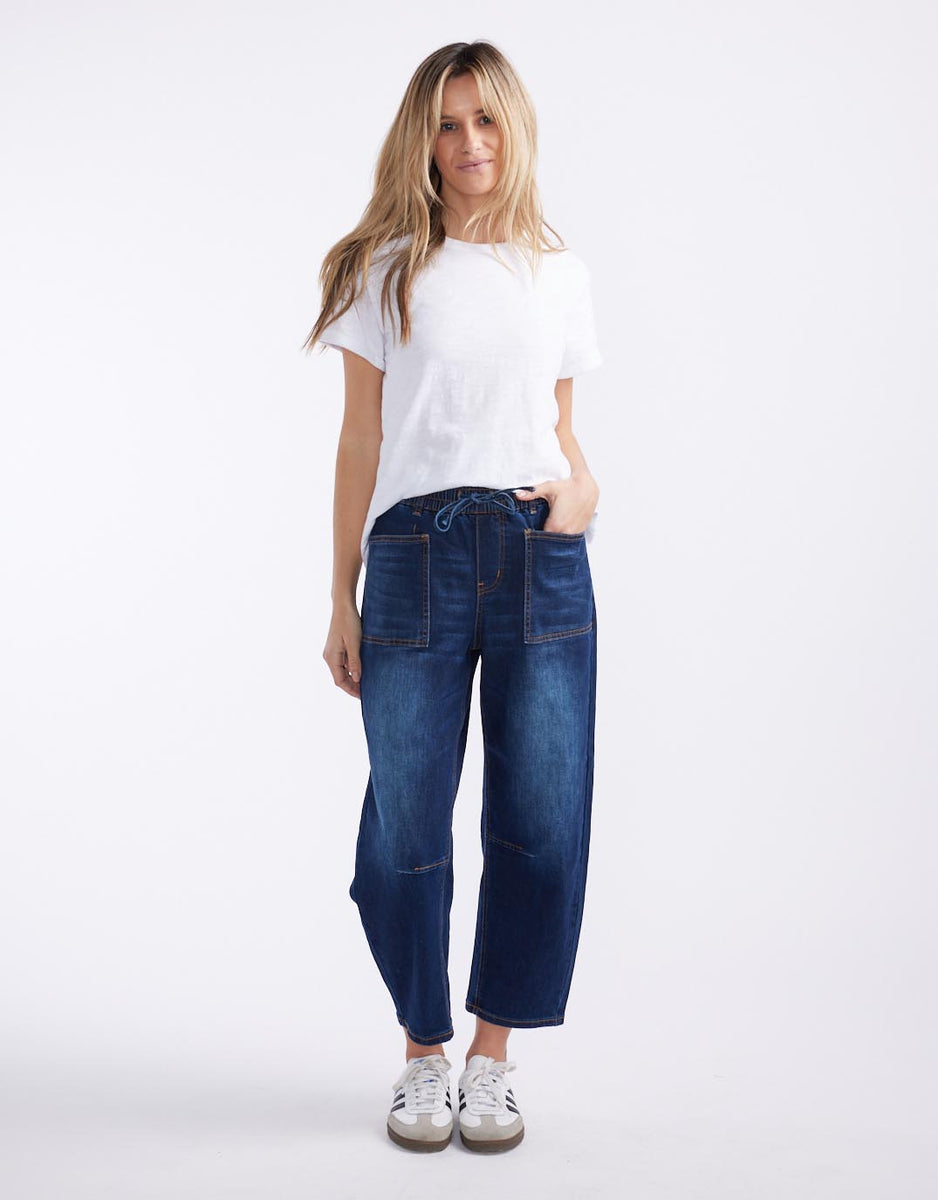 Leo Barrel Jeans - Ink Monaco for Sale Online Australia | White & Co.