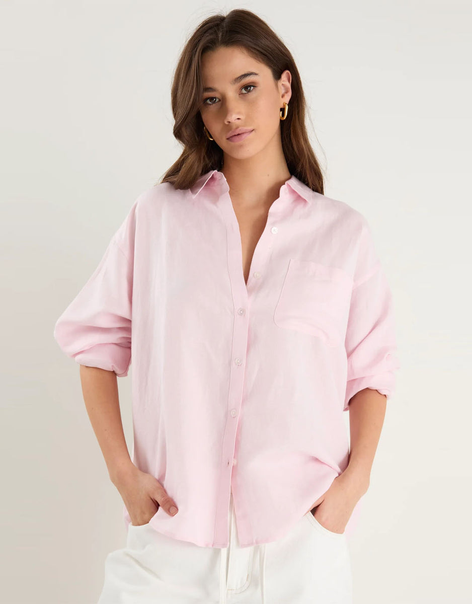 Buy Exalted Oversized Shirt - Pale Pink Re:Union The Label for Sale ...
