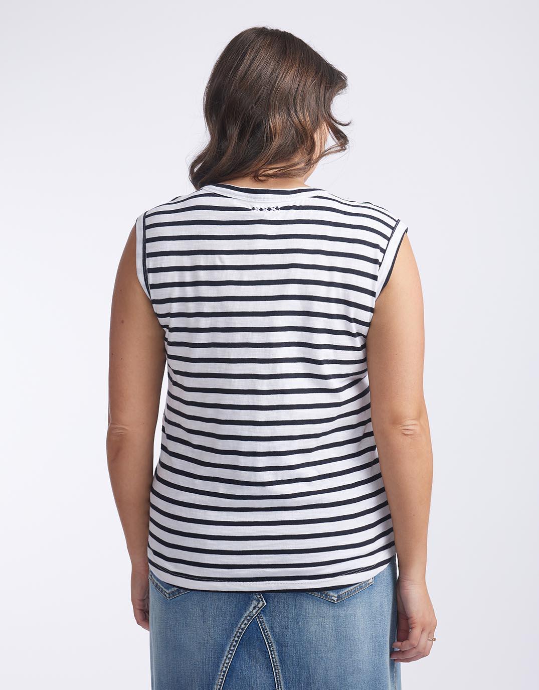 Buy Cali Tank Top - Black/White Stripe White & Co. for Sale Online ...