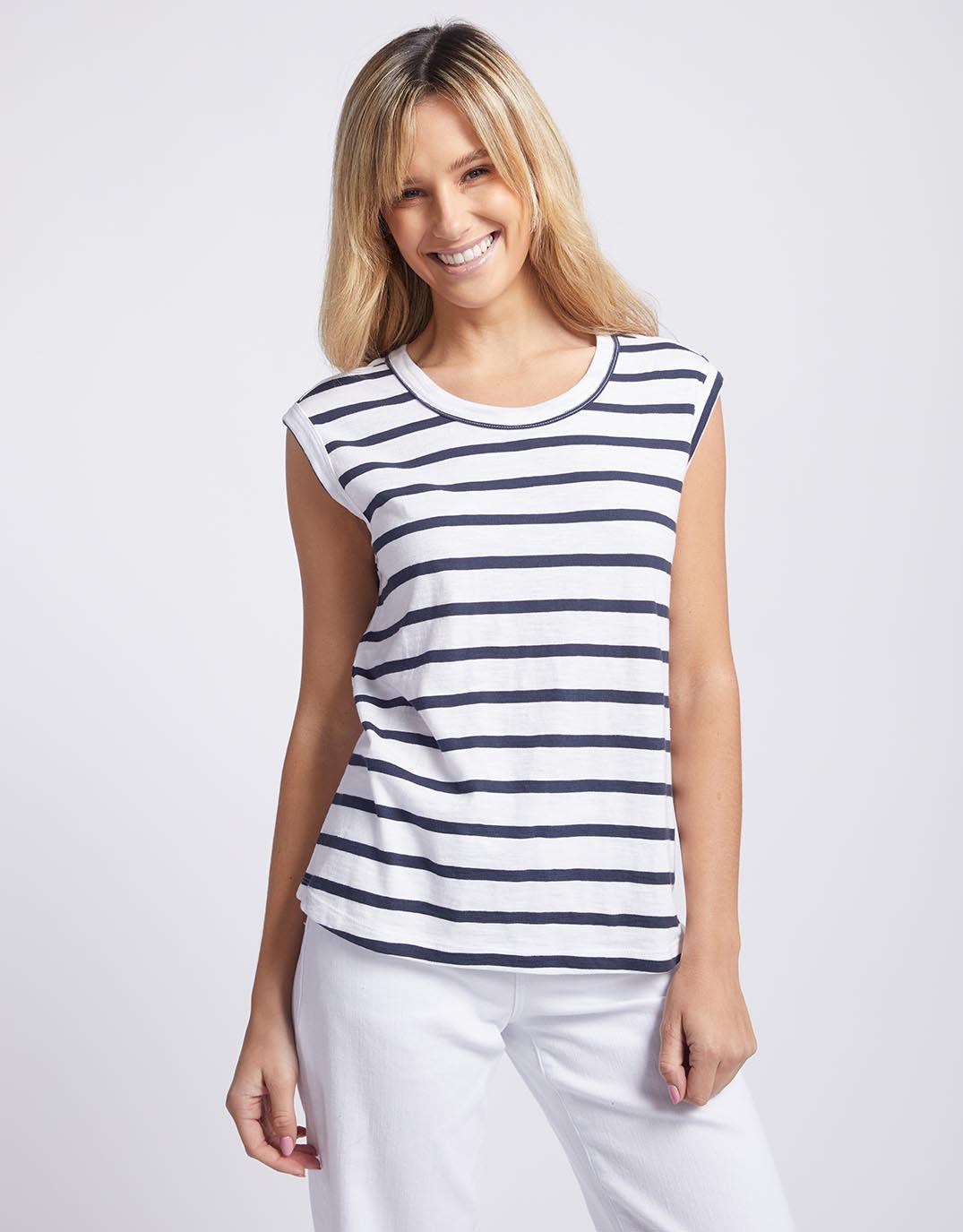 Buy Cali Tank Top - Navy/White Stripe White & Co. for Sale Online ...